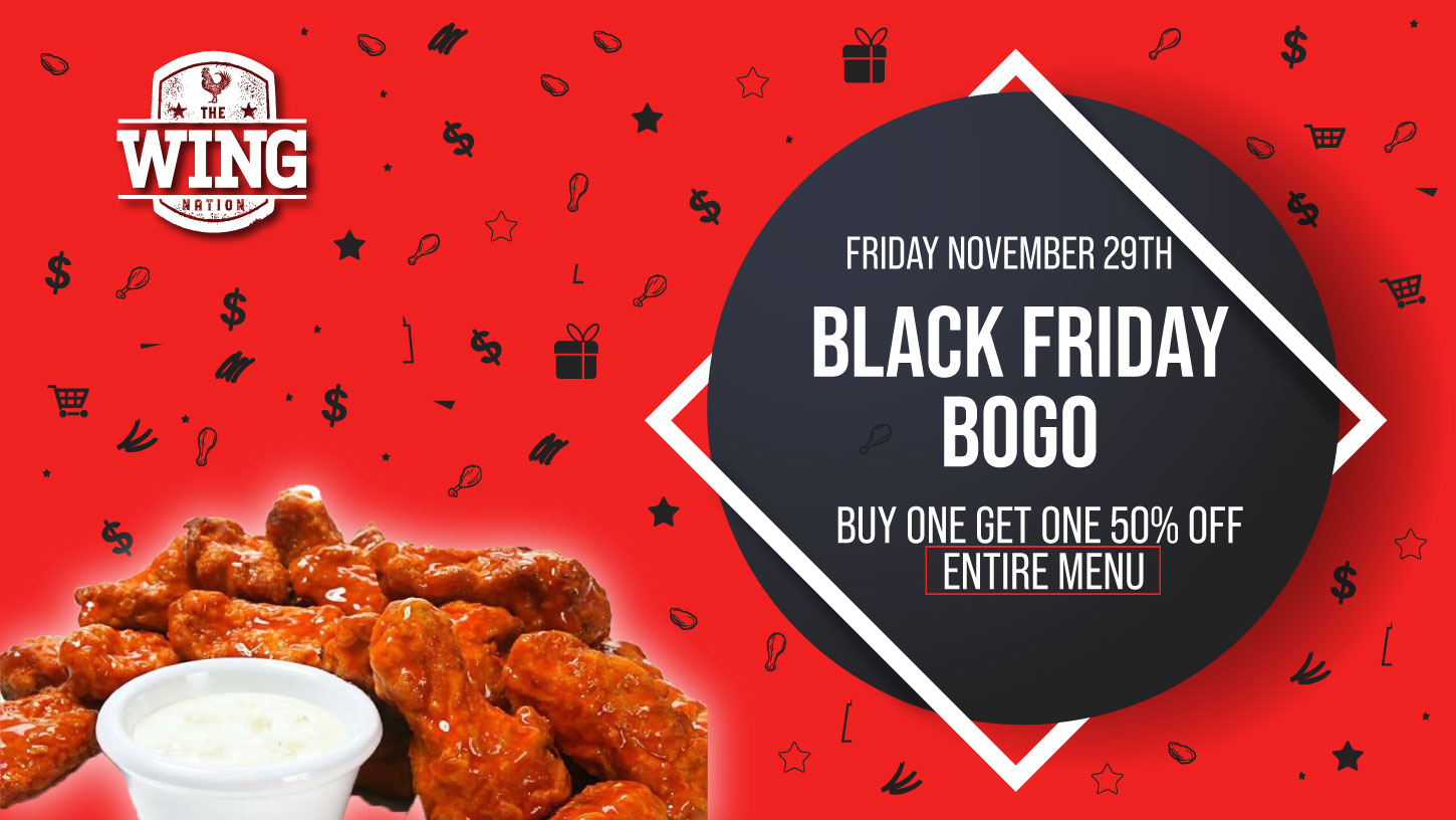 Black Friday BOGO Madness at The Wing Nation - The Wing Nation